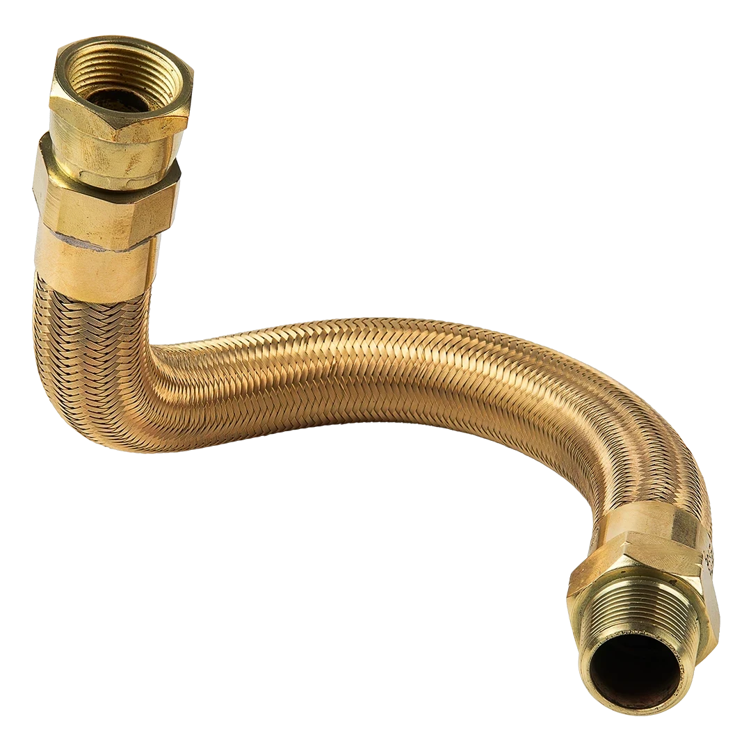 Flexible Metal Tube 1/2" Swivel Female/Fixed Male | Haenke