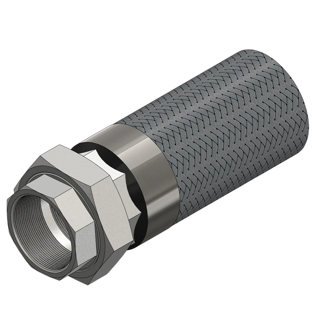 Unión Hembra de Inox y Carbono para Tubos Metálicos Flexibles | Haenke